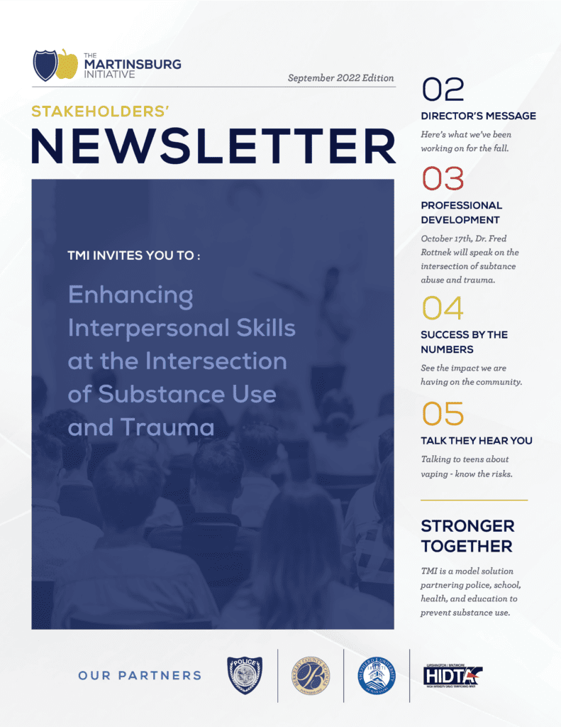 Newsletter Archive – The Martinsburg Initiative